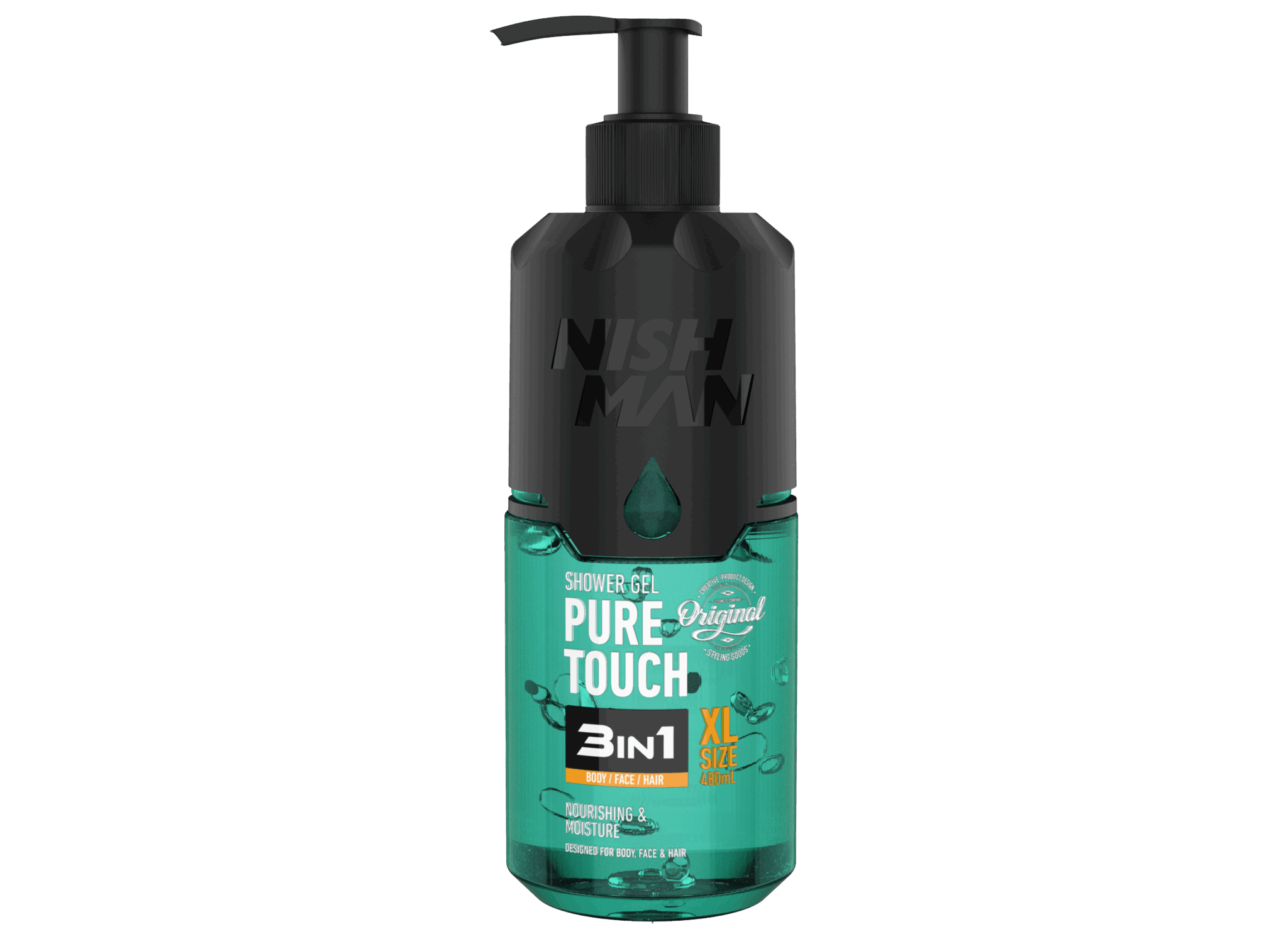 Shower Gel 3in1 Pure Touch 480ml - Nishman Srbija